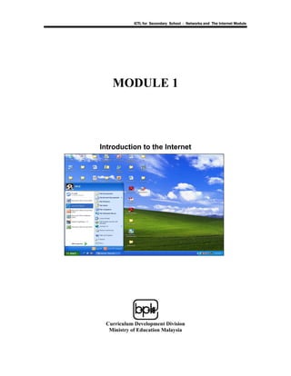 Module 1 intro internet | PDF