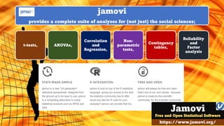 Module 1 - jamovi installation (Free and Open Source Statistical ...