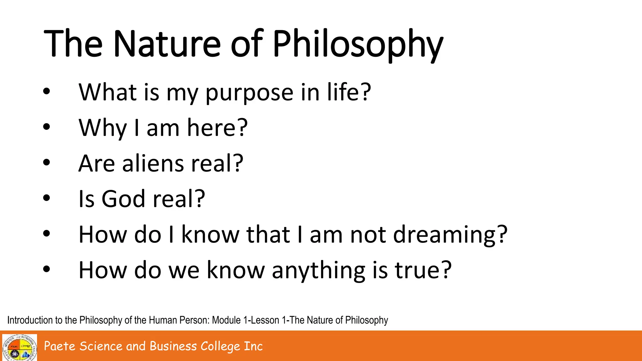 Introduction to the Philosophy-Module 1-Lesson 1.pptx
