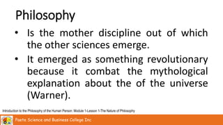 Introduction to the Philosophy-Module 1-Lesson 1.pptx