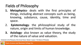 Introduction to the Philosophy-Module 1-Lesson 1.pptx
