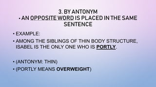 MODULE 1 Lesson 1 Context clues - english9 | PPTX