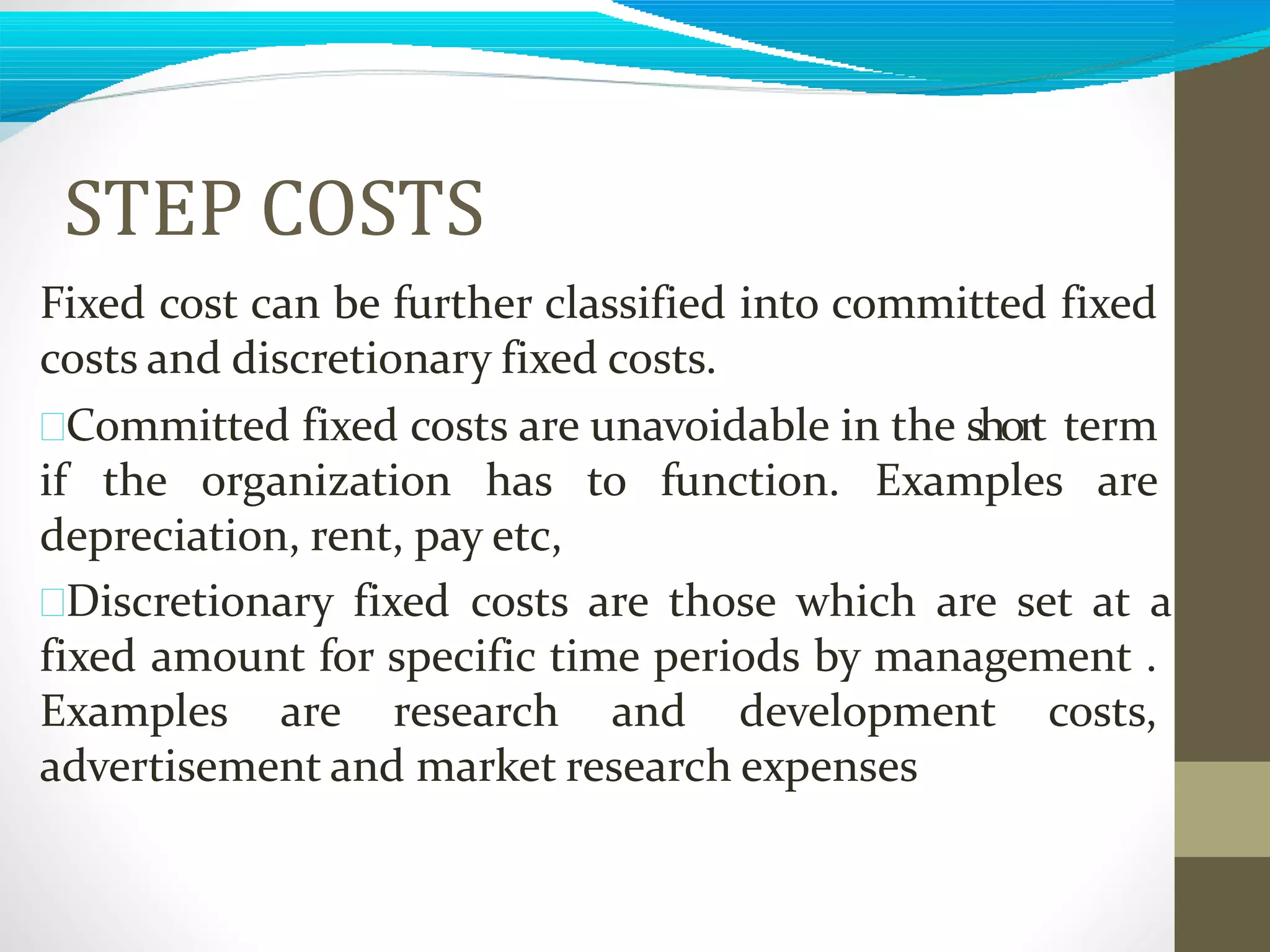 Module 1 lesson 1 cost term, concepts and classifications | PPTX