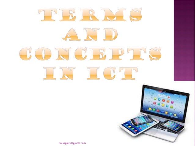 Understanding the Basic Concept in ICT | PDF