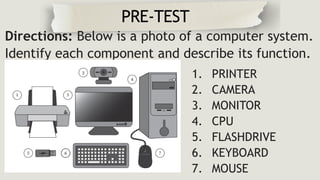 MODULE 1 fixing computer in LS 6 computer literacy | PPTX