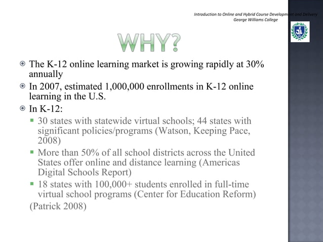 Module 1 Online And Hybrid Learning | PPT