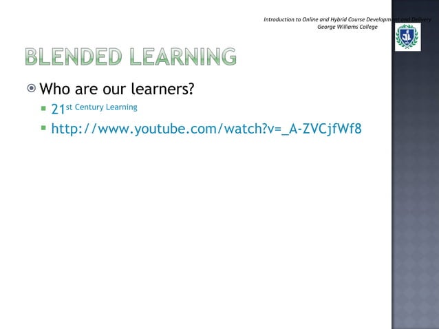 Module 1 Online And Hybrid Learning | PPT
