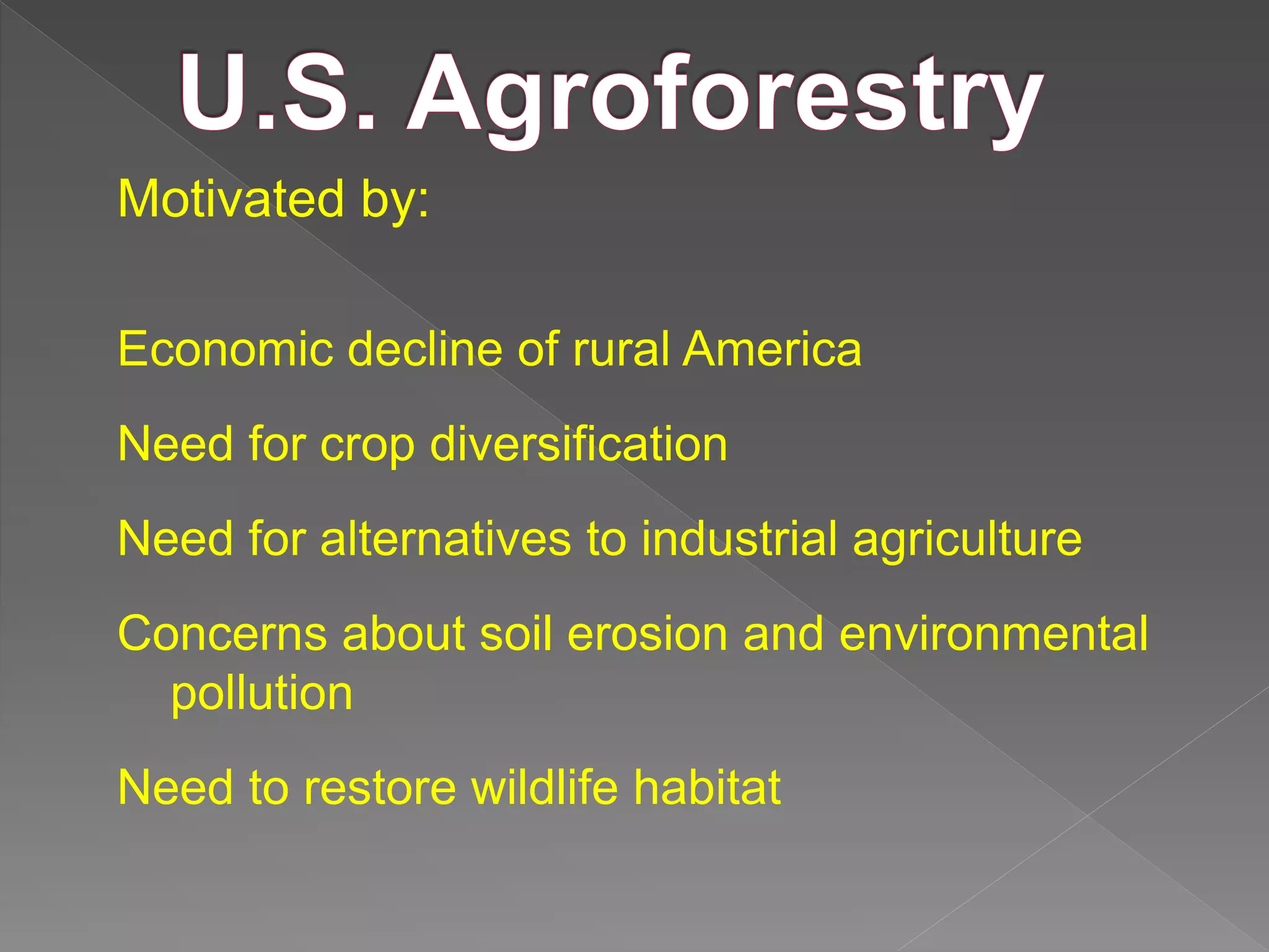 Module 1 Overview Of Agroforestry Powerpoint Presentation | PDF