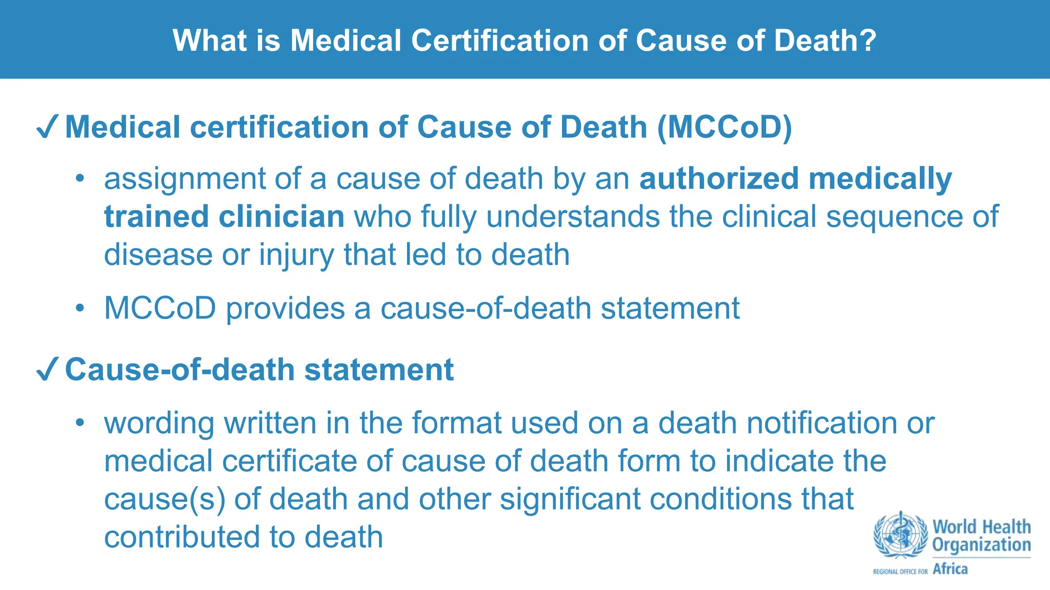 Module 1 - Overview of the cause of death (1).pptx. useful | PPTX