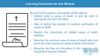 Module 1 - Overview of the cause of death (1).pptx. useful | PPT