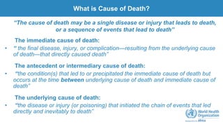 Module 1 - Overview of the cause of death (1).pptx. useful | PPTX