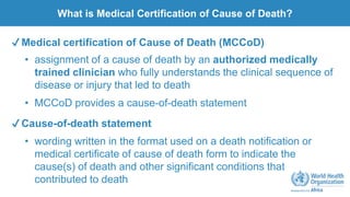 Module 1 - Overview of the cause of death (1).pptx. useful | PPT