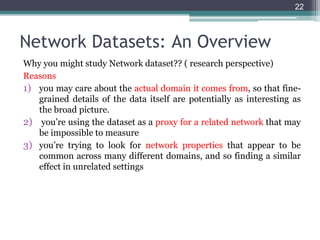 Module1:Social Networks-PG(Computer Network Engineering) | PPT