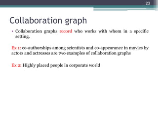 Module1:Social Networks-PG(Computer Network Engineering) | PPT