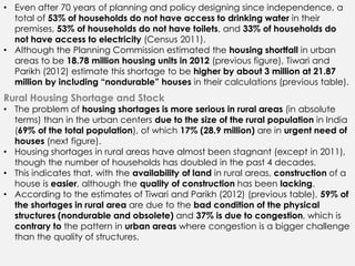 Housing Problems in India, Affordable Housing, Slums.pdf