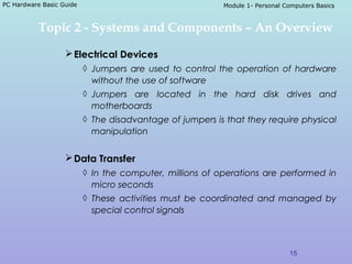 Module 1 personal computers basics | PPT