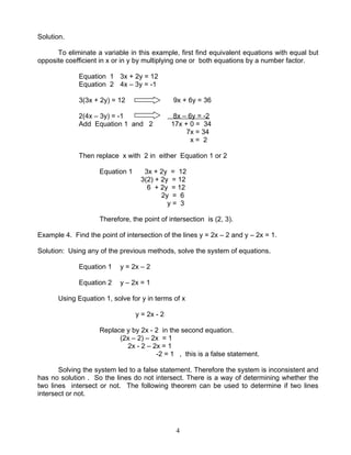 Module 1 plane coordinate geometry | PDF