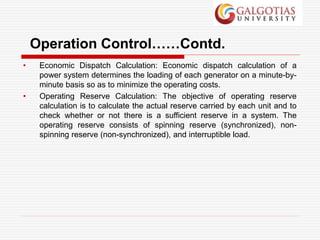 Module1-Power-System-operation and-control | PPT