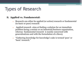 Research Methodology Module 1 useful for any course work | PPT