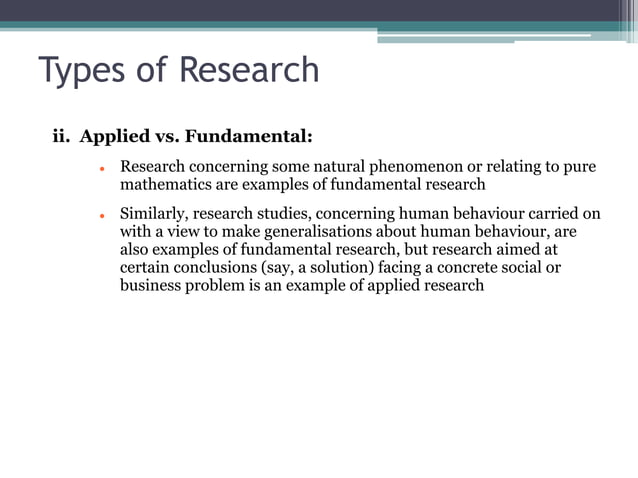 Research Methodology Module 1 useful for any course work | PPT