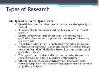 Research Methodology Module 1 useful for any course work | PPT