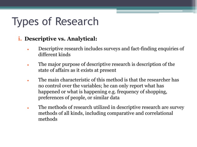 Research Methodology Module 1 useful for any course work | PPT