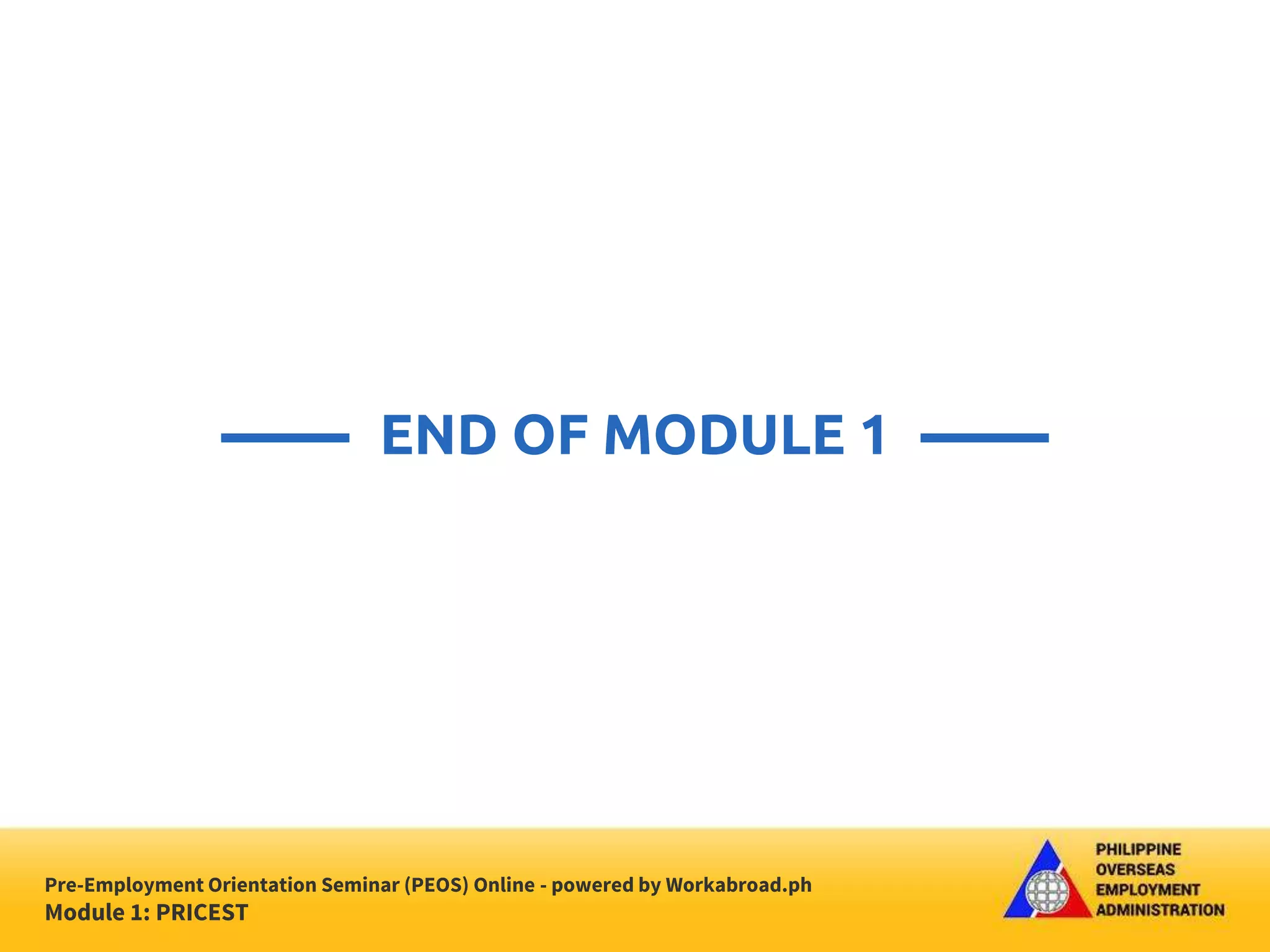 Module 1 pricest | PPTX