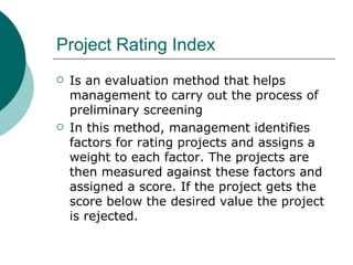 Module 1 project planning and appraisal | PPT