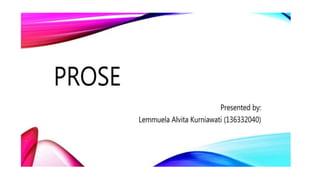 MODULE 1- PROSE.pptx