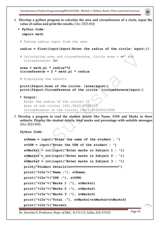 Module 1-Python prog.-BPLCK105B by Dr.SV.pdf