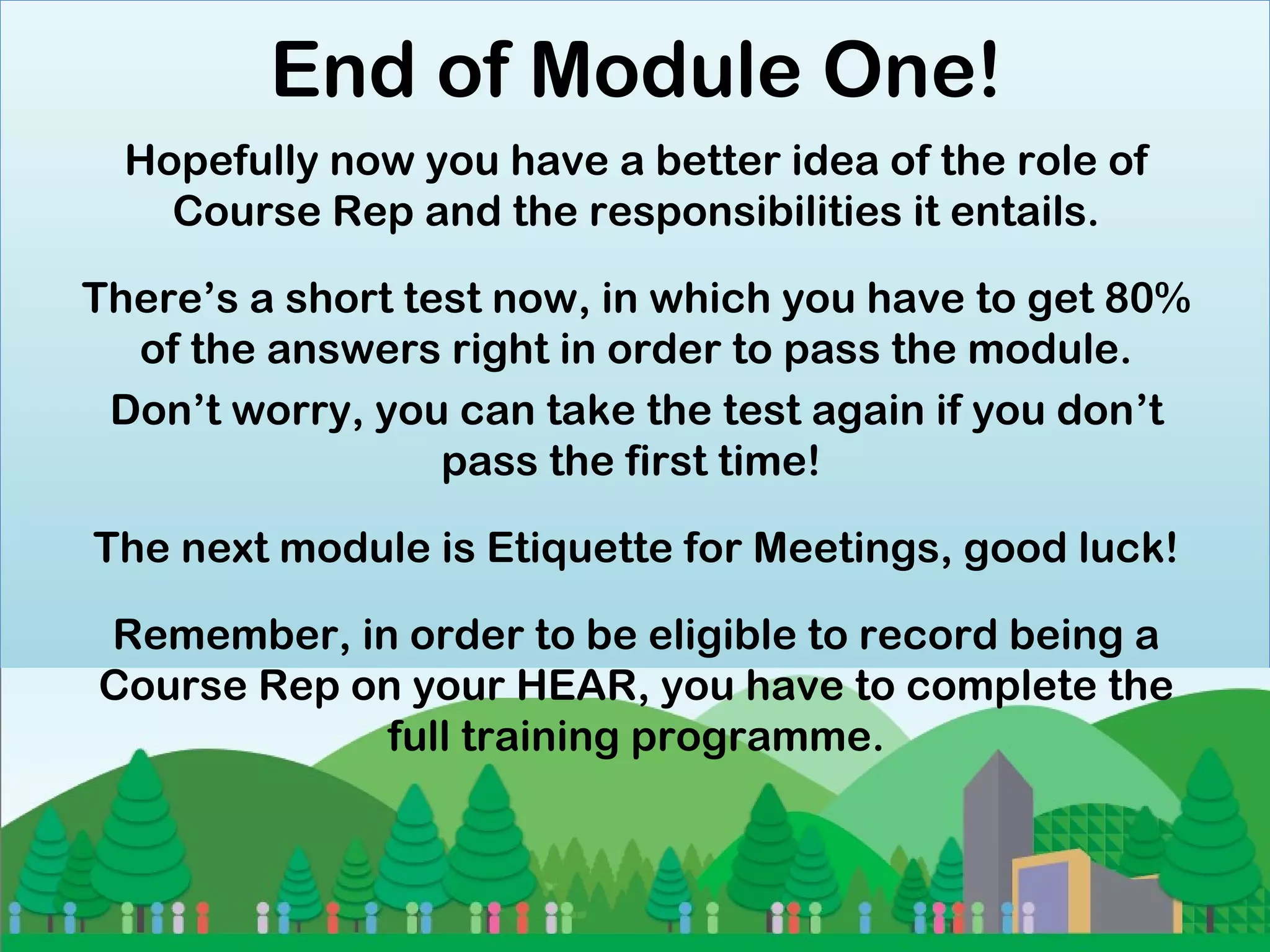 Course Reps - 1. Roles and Responsibilities | PPT