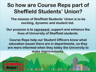 Course Reps - 1. Roles and Responsibilities | PPT