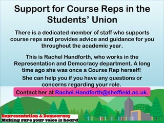 Course Reps - 1. Roles and Responsibilities | PPT