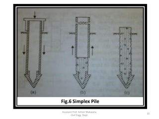 Module-1 sketch-Pile Foundation_Advanced Construction Technology | PDF