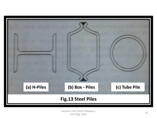 Module-1 sketch-Pile Foundation_Advanced Construction Technology | PDF