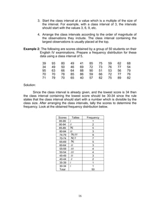 Module 1 statistics | PDF