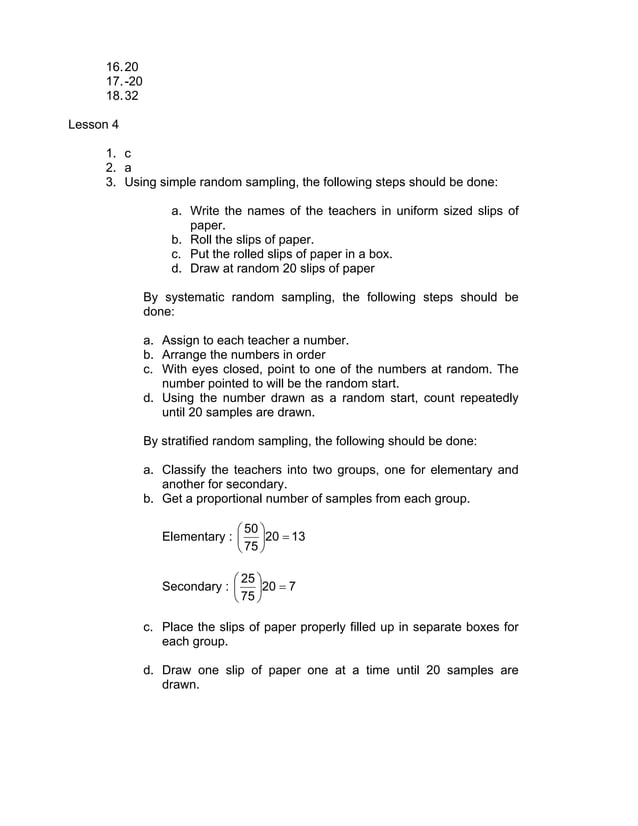 Module 1 statistics | PDF | Science