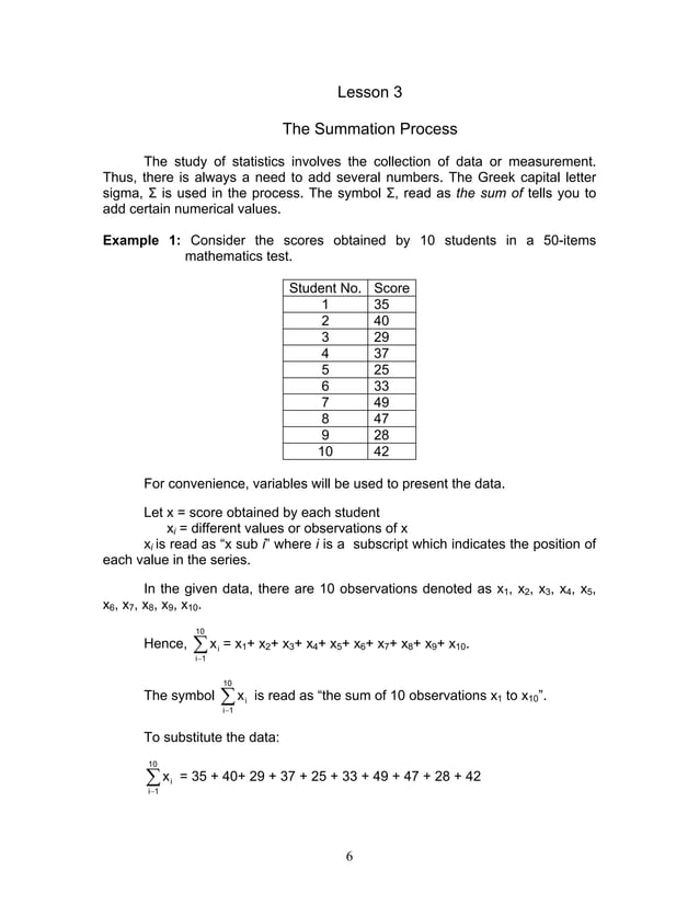 Module 1 statistics | PDF | Science