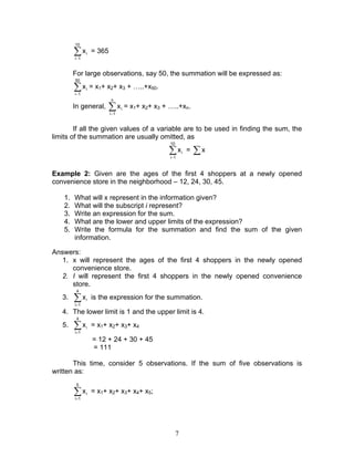 Module 1 statistics | PDF