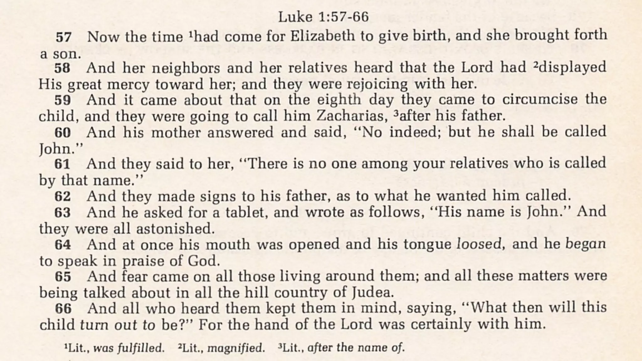 Module 1 - The Birth of John the Baptist | PDF