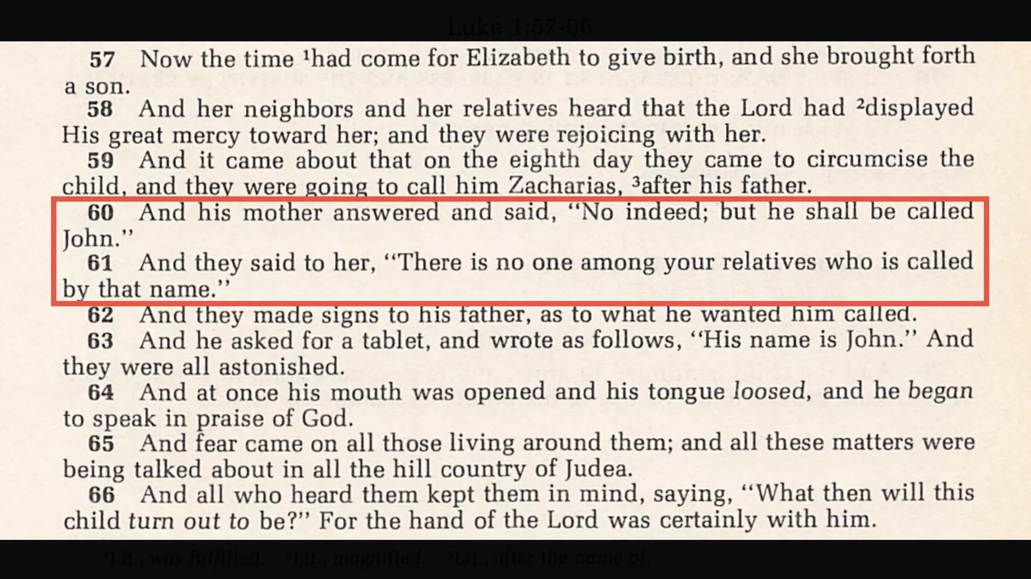 Module 1 - The Birth of John the Baptist | PDF