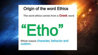 CHAPTER 1 THE NATURE OF MORALITY BUSINESS ETHICS | PPT