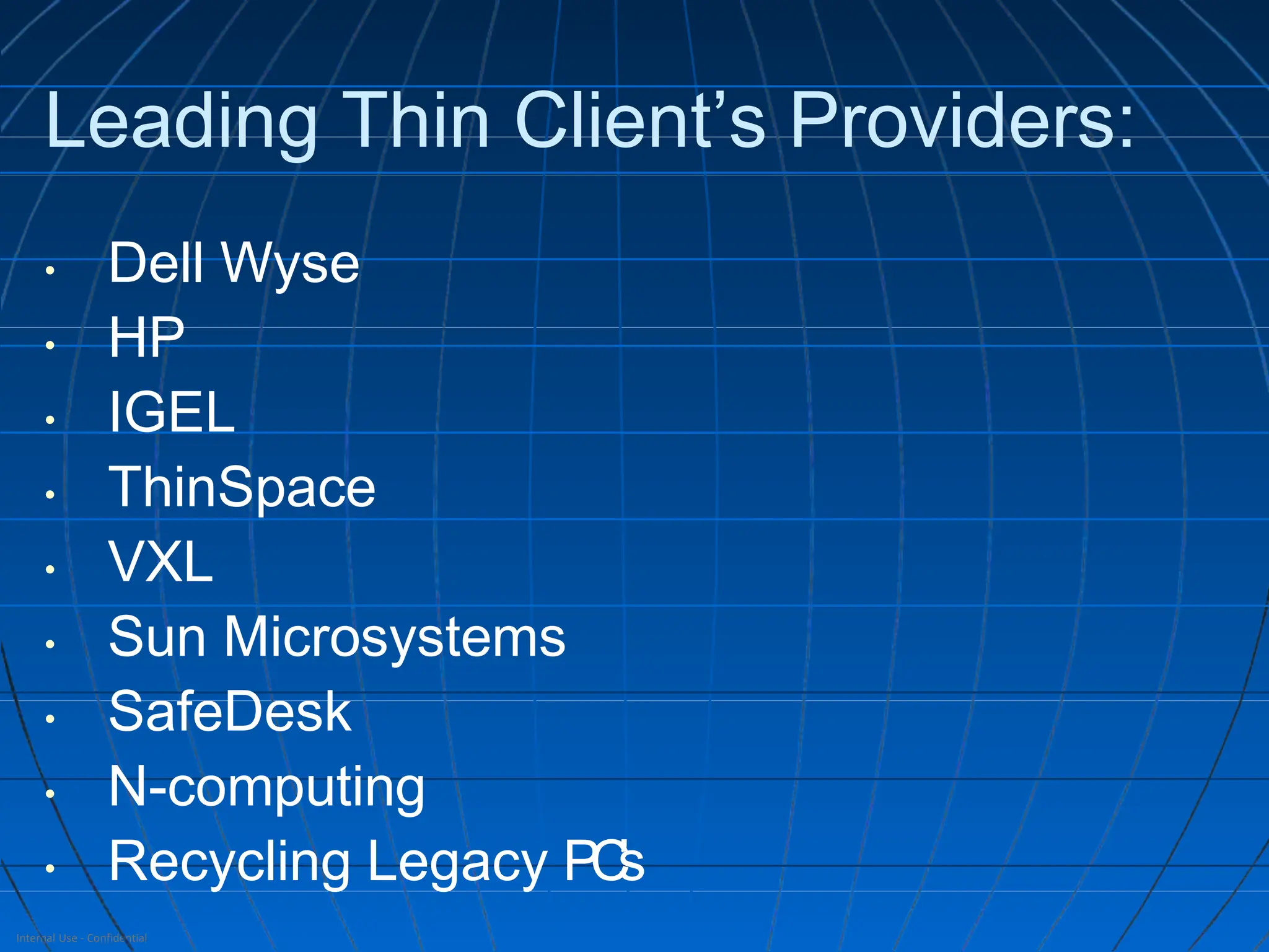 Module 1 - Thin Clients and its overview.pptx | Desktops | Computing