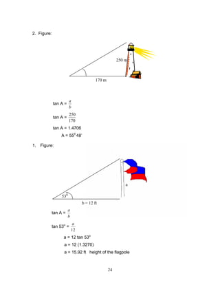 Module 1 triangle trigonometry | PDF