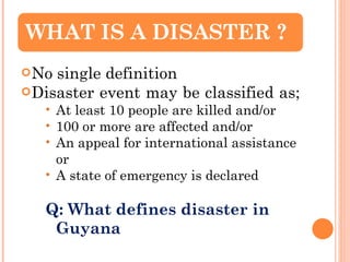 Water Related Disasters and Concepts of IWRM | PPT