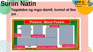 EPP 5 - Information and Communications Technology Week 1 Lesson | PPTX