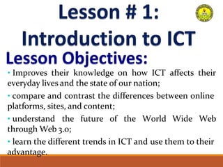 MODULE 1- WEEK 2.pptx | Internet | Computing