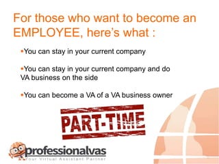 Virtual Assistant Training Module 1 (what is a va) | PPTX