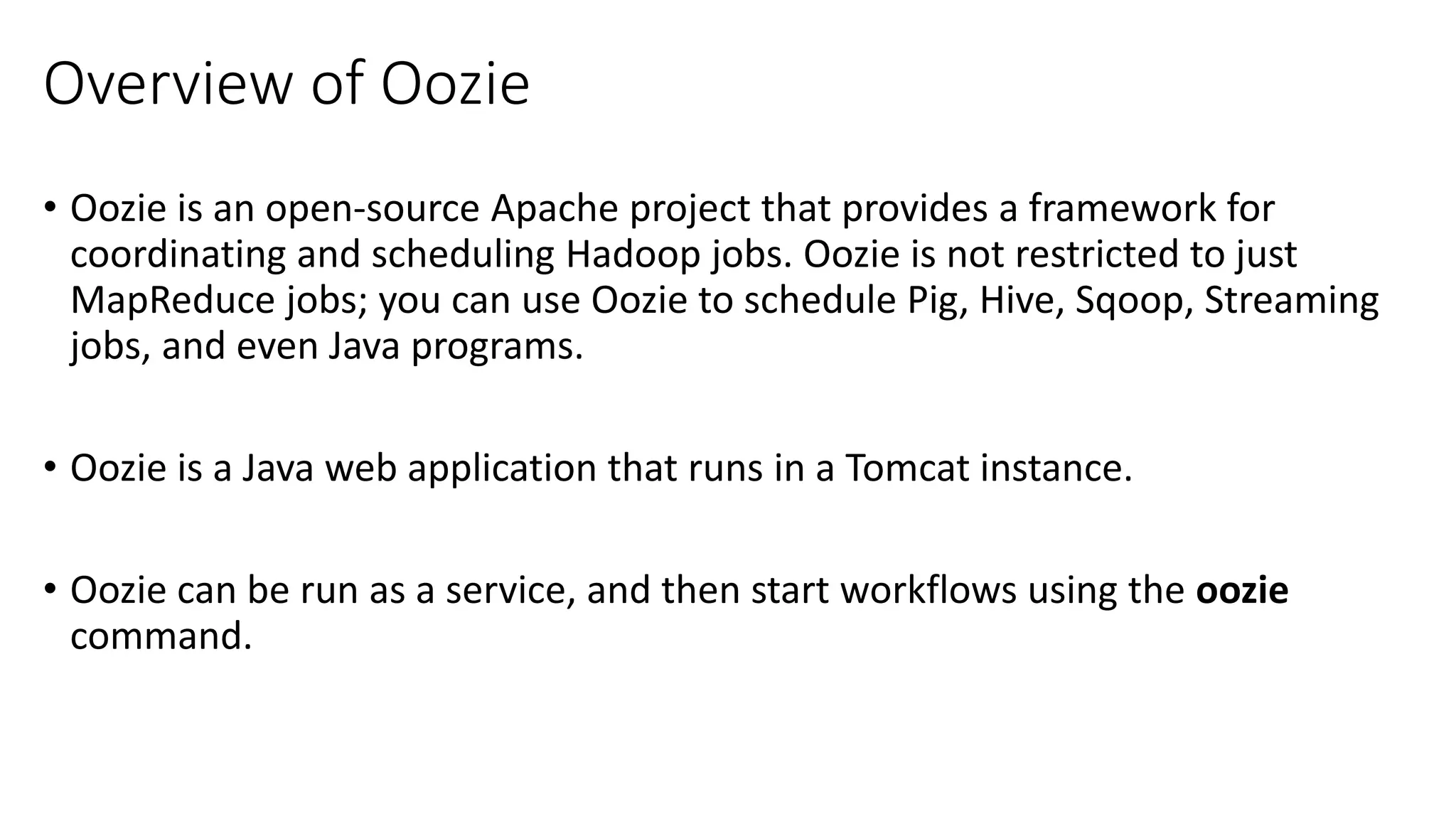 Apache Oozie Workflow Scheduler - Module 10 | PPTX | Programming Languages | Computing