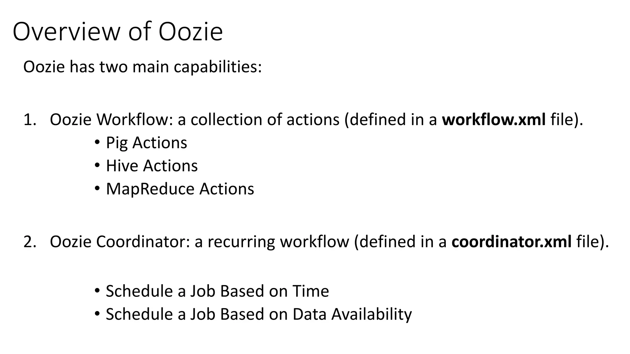 Apache Oozie Workflow Scheduler - Module 10 | PPTX | Programming Languages | Computing
